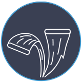 slit film fiber pre fibrillated fiber with reduced fibrillation pattern ...